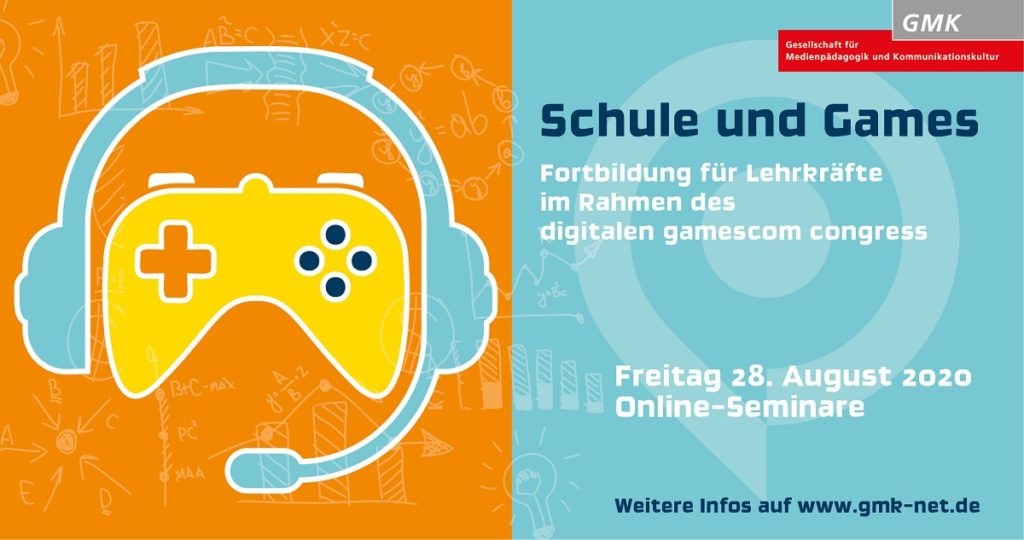 Schule und Games im Rahmen des gamescom congresses – GMK